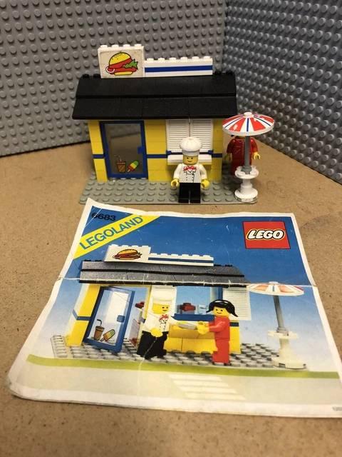 LEGOLAND TOWN SET 6683 Hamburger Stand With Instructions. 1983. £25.00 ...