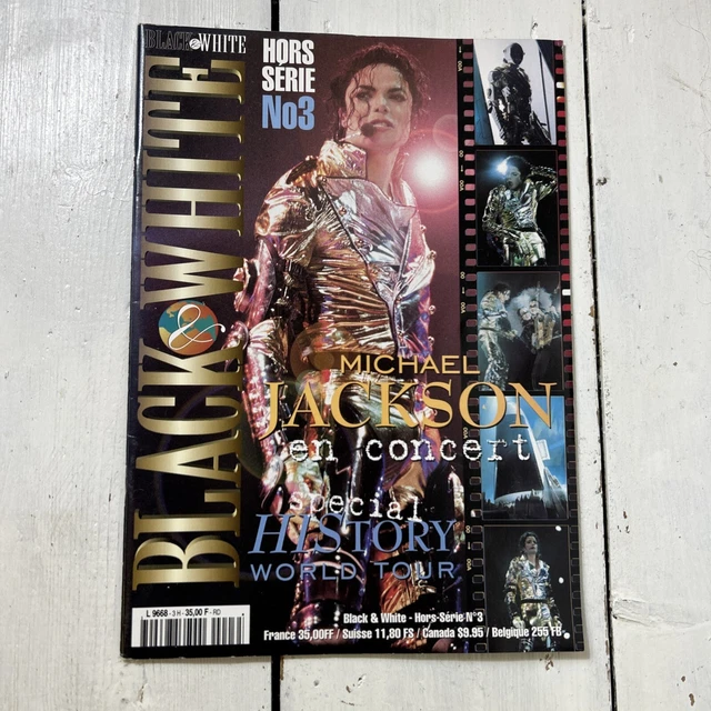 MICHAEL JACKSON BLACK & White French Magazine History Tour special 1997 ...