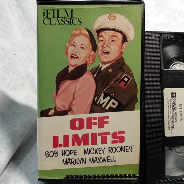 OFF LIMITS (1952, VHS Tape) 1986 Release Clamshell Bob Hope £4.60 - PicClick UK