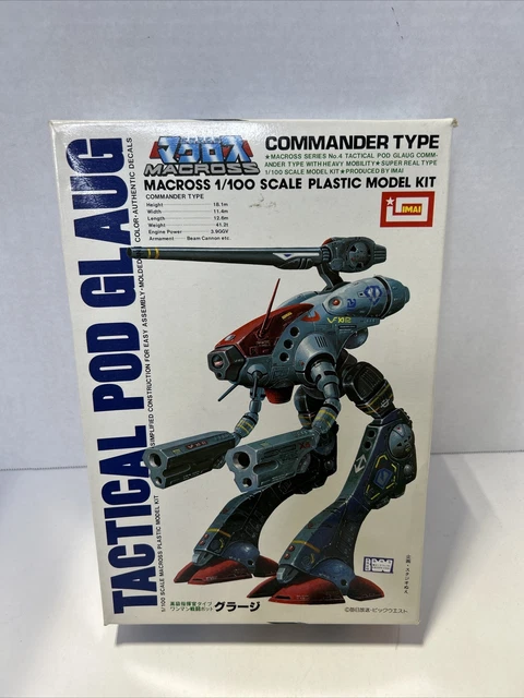 MACROSS TACTICAL POD Glaug Commander Type 1/100 Model Kit by Imai J2 ...