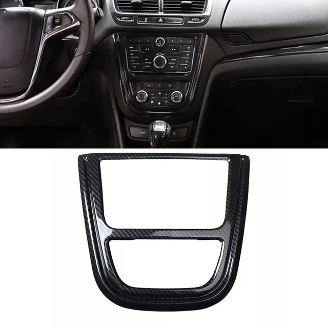 11) CARBON FIBER Control Panel Frame Cover for Buick For Encore 2013 ...