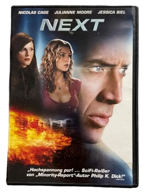 NEXT DVD NICOLAS Cage Julianne Moore Sci-Fi Thriller Italiano EUR 3,95 ...