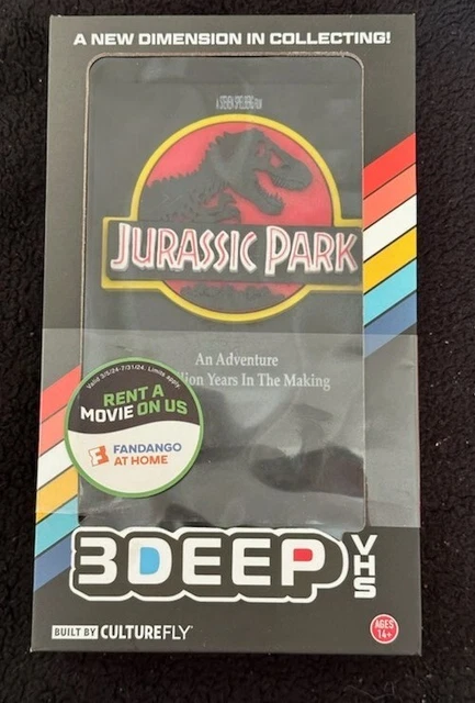 UNIVERSAL JURASSIC PARK 3Deep - Sculpted Relief Display $34.99 - PicClick