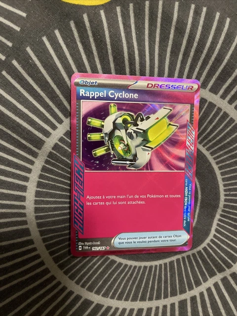 CARTE POKÉMON RAPPEL Cyclone 162/167 EV06 Mascarade Crépusculaire TWM ...