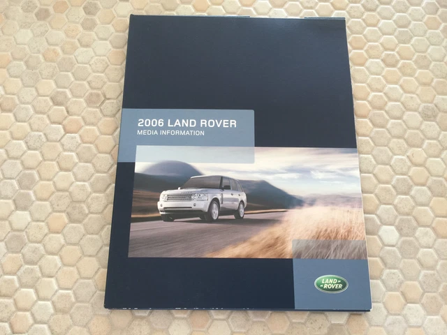 LAND ROVER RANGE Rover Sport, Range Rover & Lr3 Press Brochure 2006 Usa ...