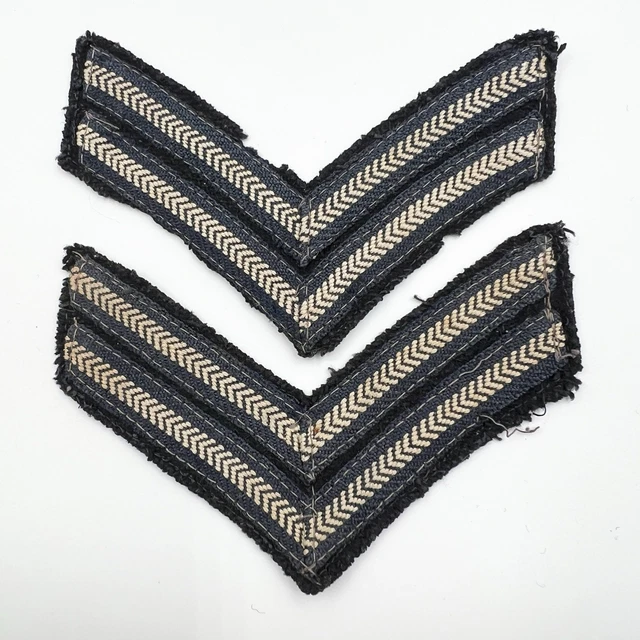 GENUINE WW2 RAF Royal Air Force Corporal Rank Stripes £16.00 - PicClick UK