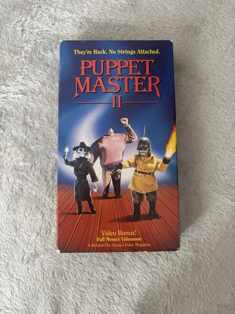 RARE PUPPET MASTER II 2 VHS Tape Horror Movie 1991 They're Back No ...