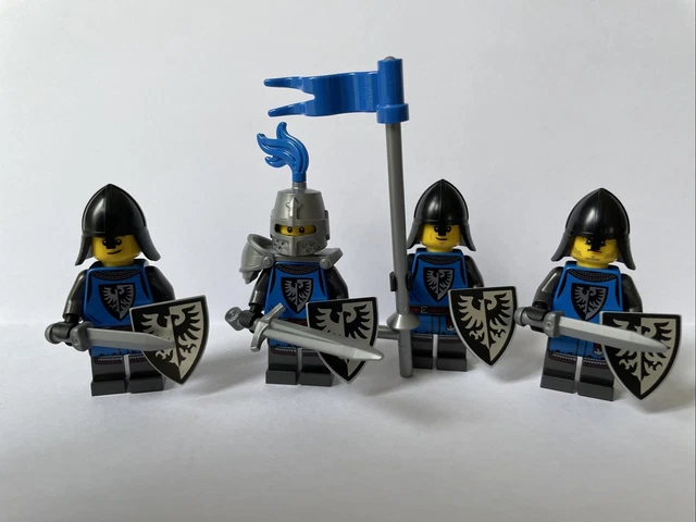LEGO MINIFIGURES BLACK falcon knights Brand New Army Builder Castle ...