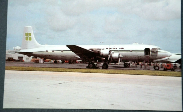 47720 AK AVION Aéroport Mcd Douglas DC-7CF Million Air Miami Florida ...