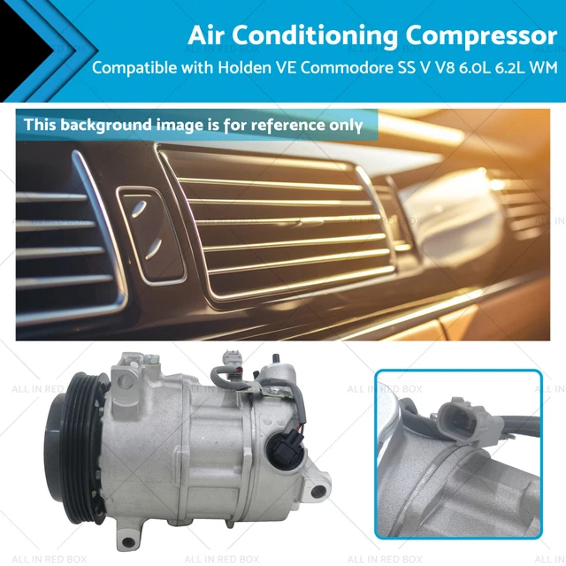 AIR CONDITIONING COMPRESSOR Suitablefor Holden VE Commodore SS V V8 6 ...