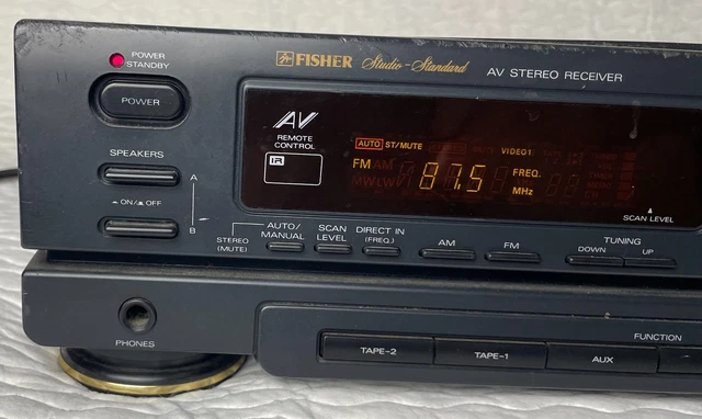 VINTAGE FISHER STUDIO Standard RS-616 Stereo AV Receiver TESTED/WORKS ...