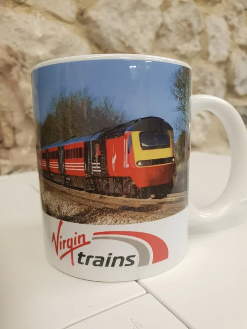 VIRGIN TRAINS HST Class 43 Intercity 125 Rail British Railway Cup Mug £ ...