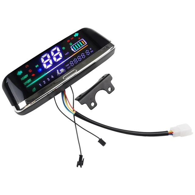 LCD DISPLAY MOTOR Speedometer for Electric Bike Ebike Scooter Easy to ...