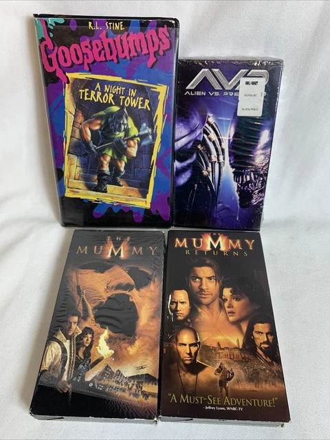 VHS LOT SCARY Movies The mummy Alien Vs predator goosebumps EUR 16,40 ...