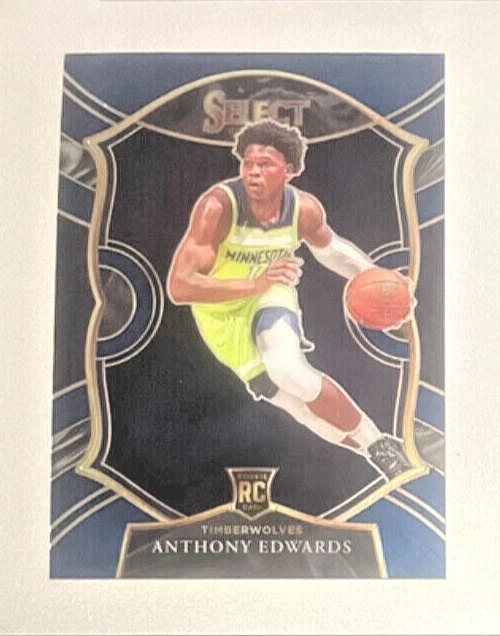 ANTHONY EDWARDS NUOVISSIMO Lupi Blu Rookie Concourse #61 Rc 2020-21 ...