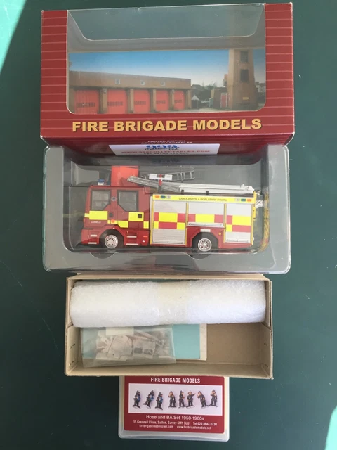 FIRE BRIGADE MODELS Fbm 2709 - Mid Wales Dennis Sabre / Firemen Set ...