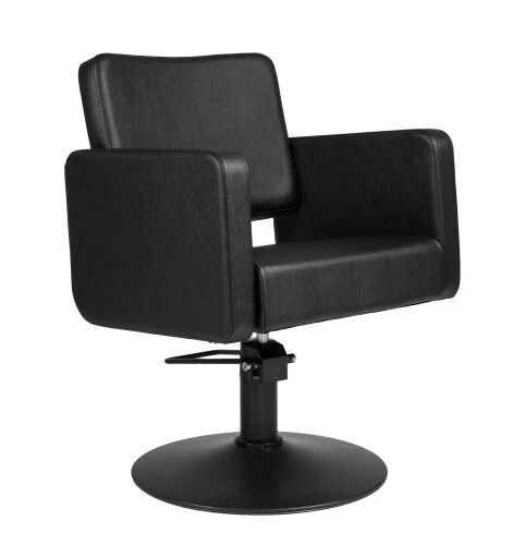 CLASS R - Friseurstuhl Bedienstuhl Friseursessel Coiffeurstuhl schwarz rundbasis EUR 354,62 ...