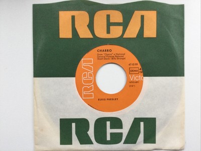 ELVIS PRESLEY ‘ CHARRO/ MEMORIES 7” Single 1969 German Pressing EUR 20 ...