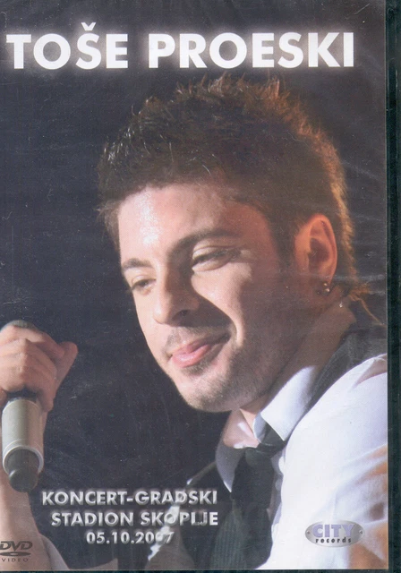 TOSE PROESKI DVD Best Hit Koncert Gradski Stadion Skoplje 05.10.2007 ...
