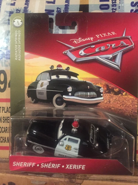 CARS DISNEY PIXAR Sheriff Mattel échelle 1,55 neuf dans sa boîte rare ...