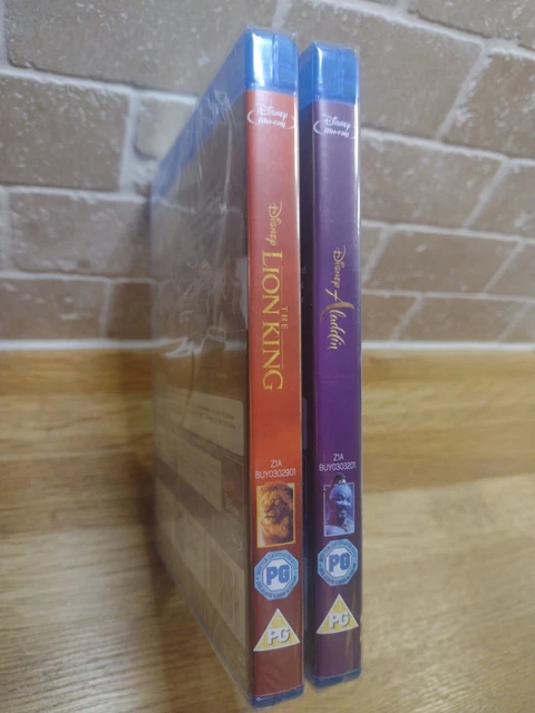DISNEY FILMS THE Lion King & Aladdin Blu-Ray **Live Action** £3.99 ...