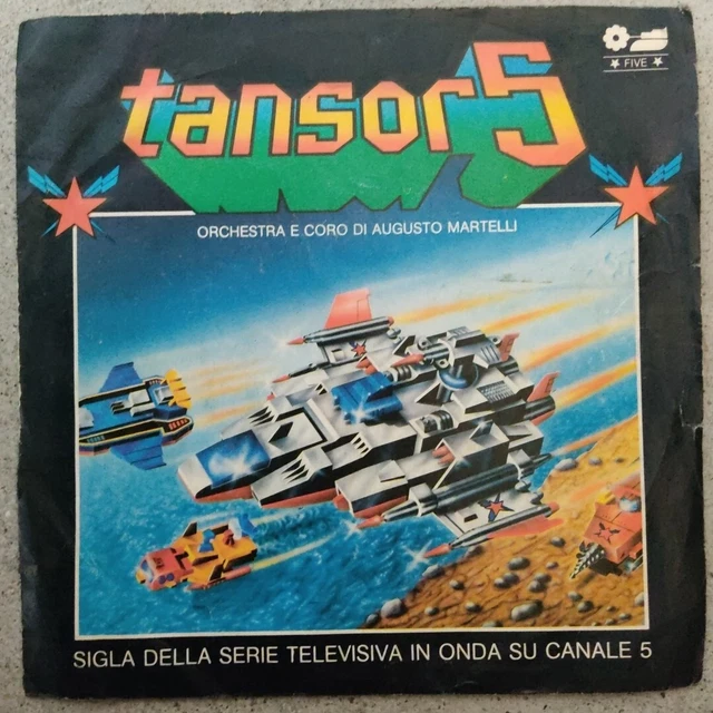 TANSOR 5 GLOIZER X 45 Giri Sigla tv Canale 5 Robot Cartoni no Cristina ...