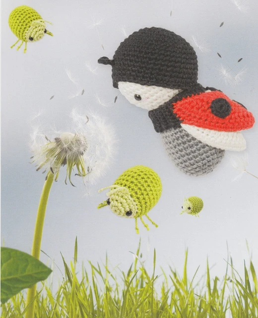 CROCHET PATTERN BOOKLET~AMIGURUMI Ladybird & Her Friend The Aphid Mini ...