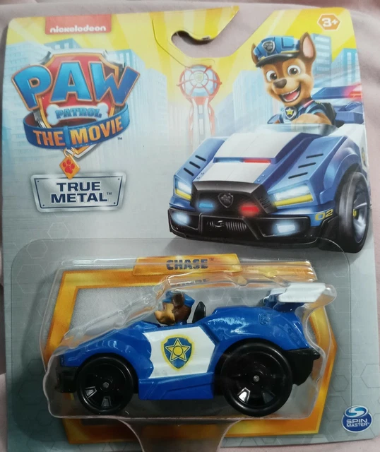 PAW PATROL THE Movie True Metal Police Car (CHASE) FREE SHIPPING £10.54 ...