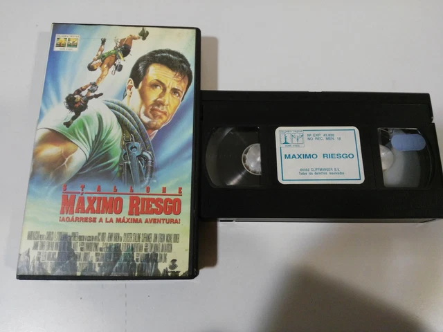 MAXIMO RISQUE SYLVESTER Stallone - VHS Film Tape Espagnol - 3T EUR 27 ...