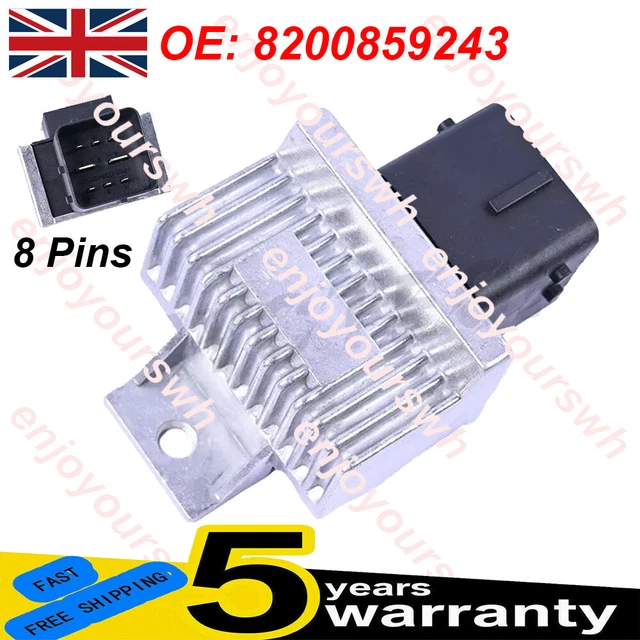 GLOW PLUG HEATER Relay For Dacia Sandero Nissan Renault Vauxhall Opel ...