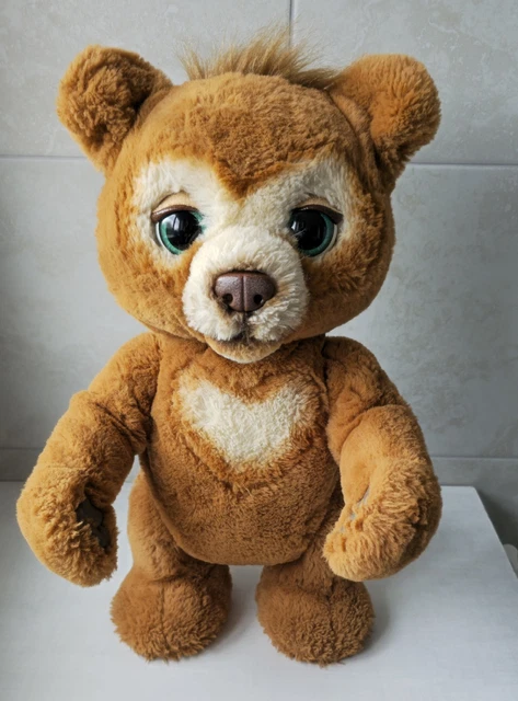 HASBRO FUR REAL Cubby the Curious Bear Interactive Talking Bear Tested ...