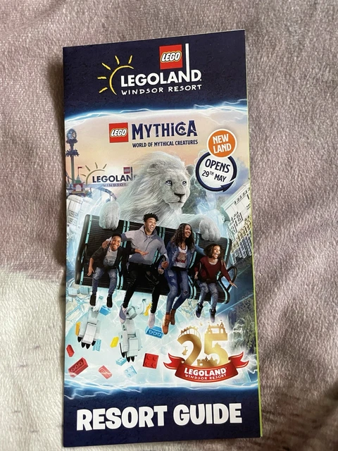 LEGOLAND WINDSOR 2021 Park Map, 25th Anniversary Theme Park Map ...