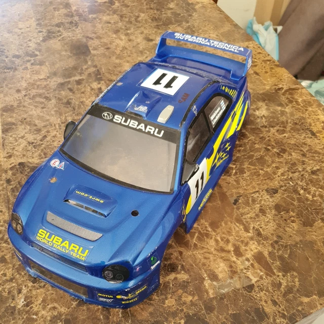 NIKKO RC CAR Body Shell Subaru Impreza Wrc 1/10 No Cracks Some Marks £ ...