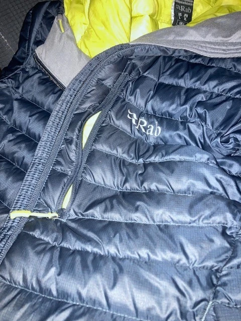 RAB JACKET GREY Pertex Quantum Microlight £34.00 - PicClick UK