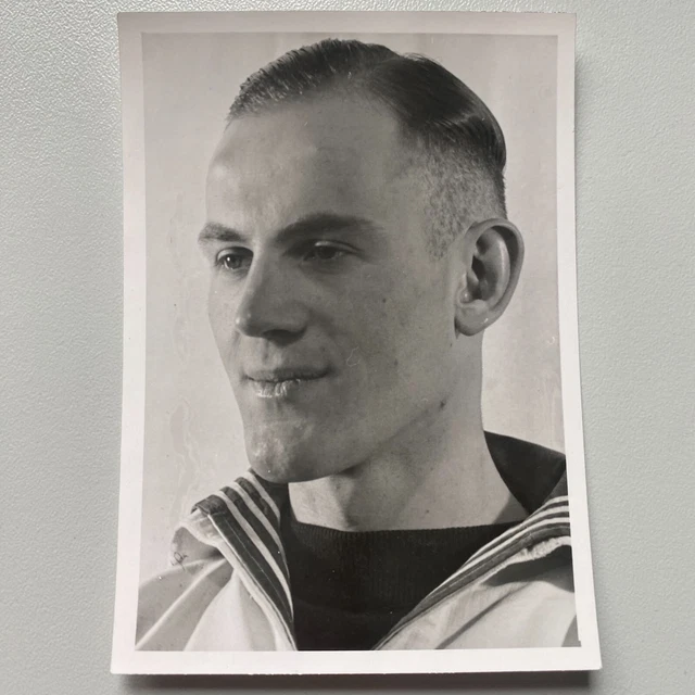 ORIGINALES PORTRÄTFOTO EINES Tirpitz-Matrosen, Kriegsmarine, 1940er EUR ...