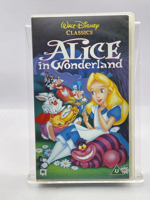 WALT DISNEY ALICE in Wonderland Cartoon Version VHS Video Tape £8.99 - PicClick UK
