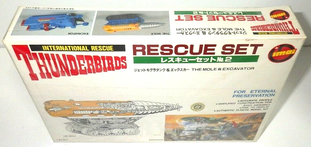 IMAI THUNDERBIRDS INTERNATIONAL rescue set n°2 THE MOLE & EXCAVATOR ...