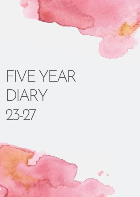 5 YEAR DIARY 2023-2027 A4 UK Monthly Planner and Calendar | January ...