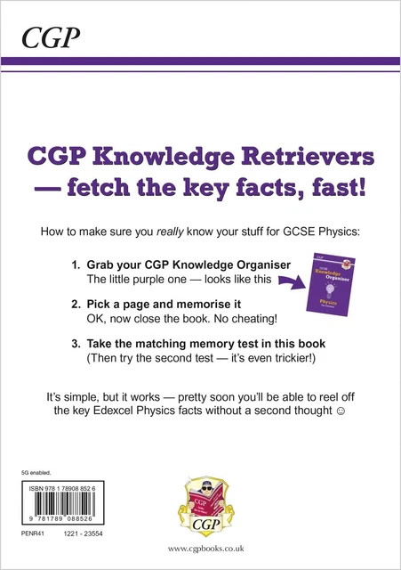 GCSE PHYSICS EDEXCEL Knowledge Retriever: for the 2026 and 2027 exams (CGP Edex £9.18 - PicClick UK