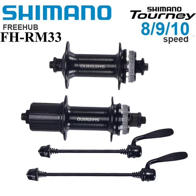 SHIMANO TOURNEY FH-RM33 8/9/10Speed Center Lock Hub 32H With Quick ...