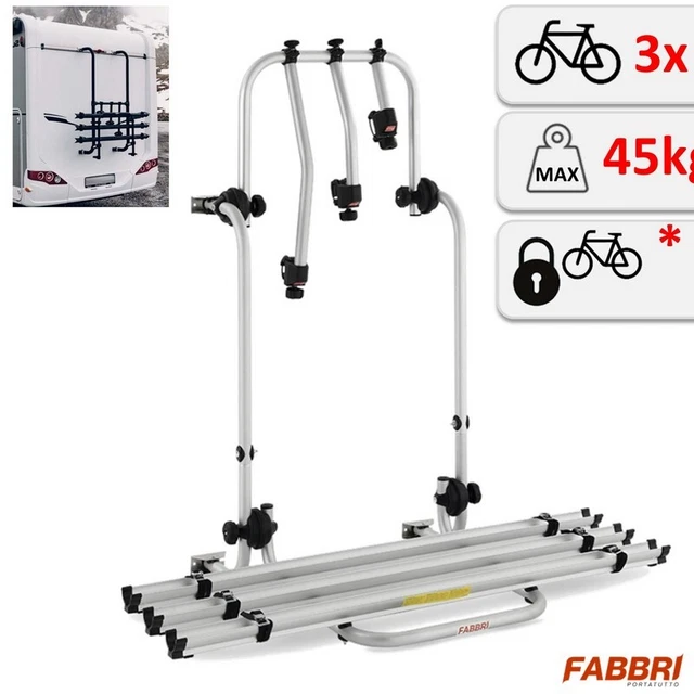 HECKTRÄGER FAHRRADTRÄGER FÜR 3 Fahrräder für FORD Transit Chausson Trigano ab 14 EUR 269,99 ...