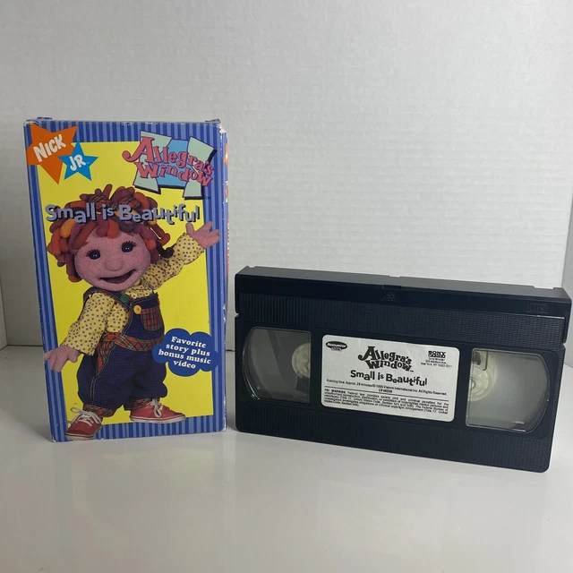 ALLEGRAS WINDOW: SMALL Is Beautiful VHS Tape 1995 Nick Jr Tape Allegra ...