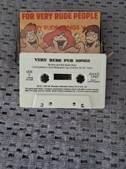 VERY RUDE PUB Songs Ron And The Eude Boys Rare Vintage Cassette Tape £ ...