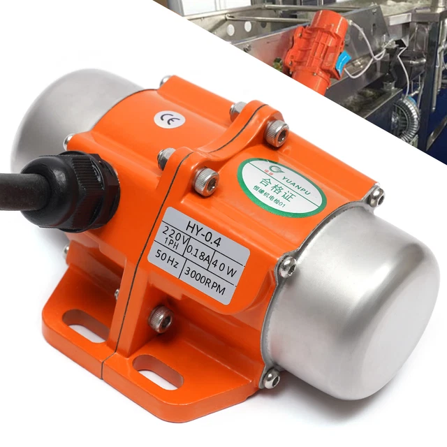 3000RPM INDUSTRIAL ASYNCHRONOUS Vibration Motor Concrete Vibration ...
