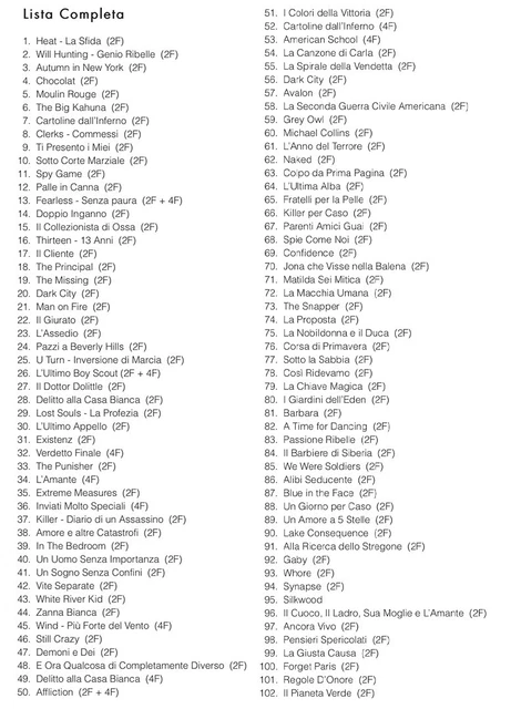 COLLEZIONE MANIFESTI FILM Classici Cinema Americano Anni 90 e 2000 EUR 298,00 - PicClick IT