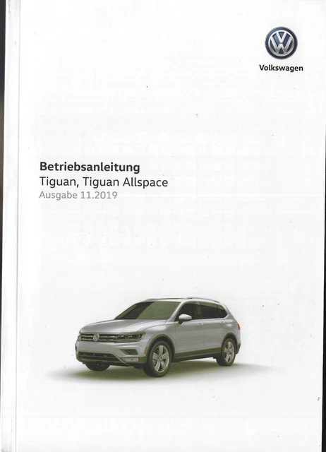 Bedienungsanleitung Vw Tiguan 2019 Pdf