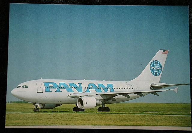 55792 AK AVION Pan Am Airbus A - 310 - 300 N 822 PA Paris Roissy CDG ...