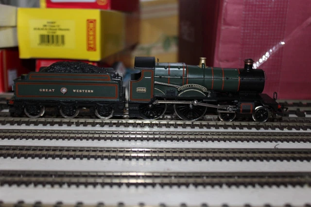 HORNBY R298 OO Gauge Gwr County Class 4-4-0 Locomotive & Tender £39.00 ...