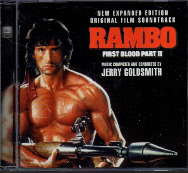 RAMBO : FIRST Blood part II - Jerry Goldsmith. Silva OST CD SOUNDTRACK ...