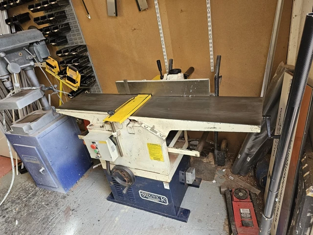 SEDGEWICK PLANER THICKNESSER 16 inch 3 Phase With Hood And Fences And ...
